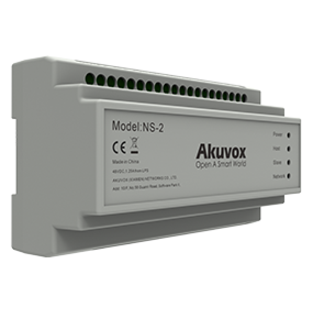 NS 2-AKUVOX 2 Wire IP Network Switch - Aristel Networks