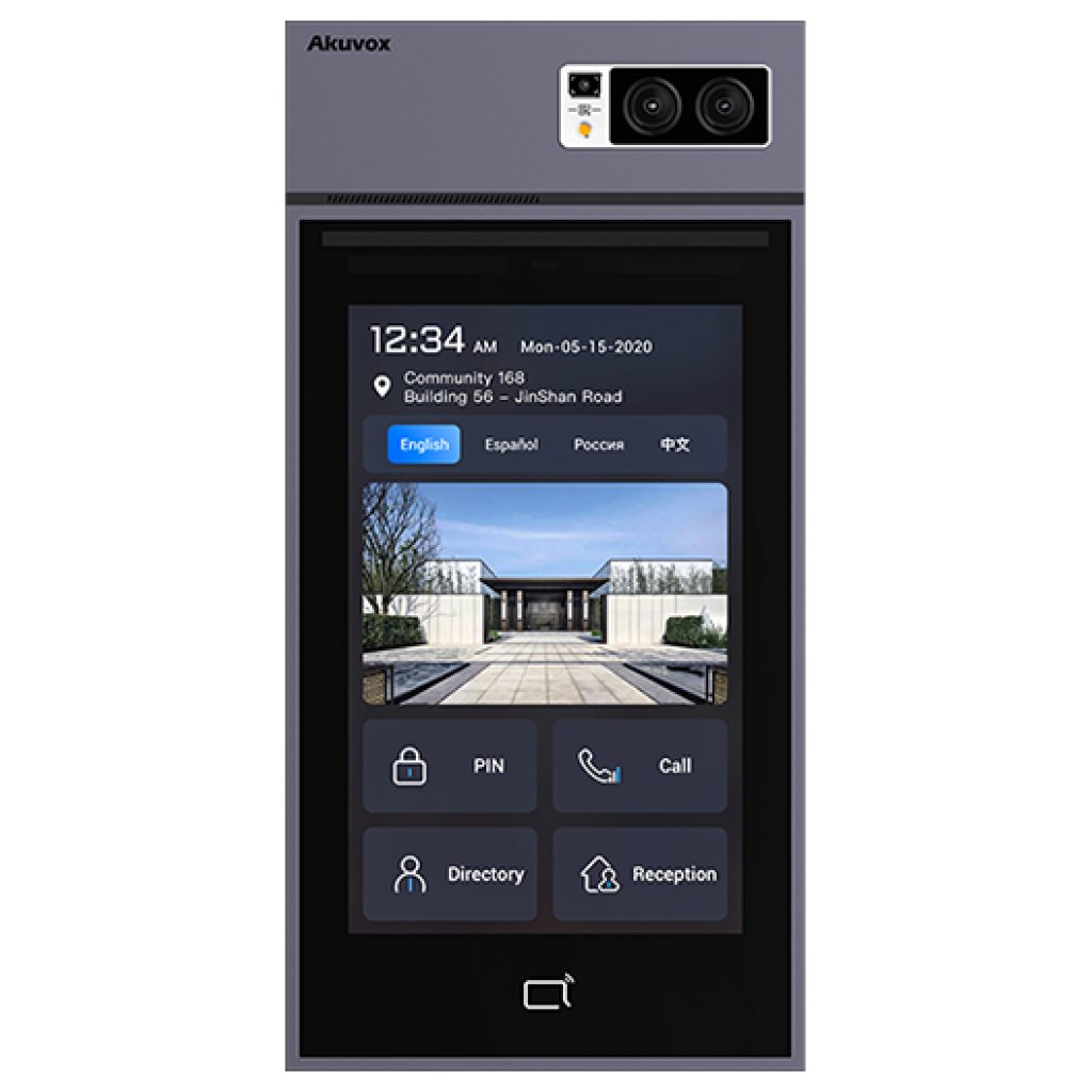 S539 Akuvox 10 Android Video Intercom Aristel Networks