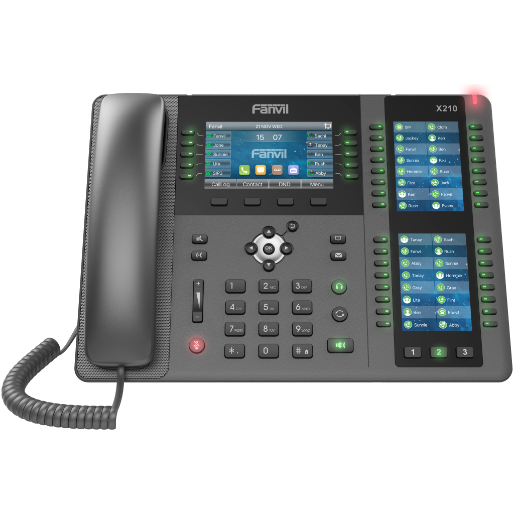 X210 Fanvil Enterprise IP Phone - Built-in Bluetooth - Aristel Networks