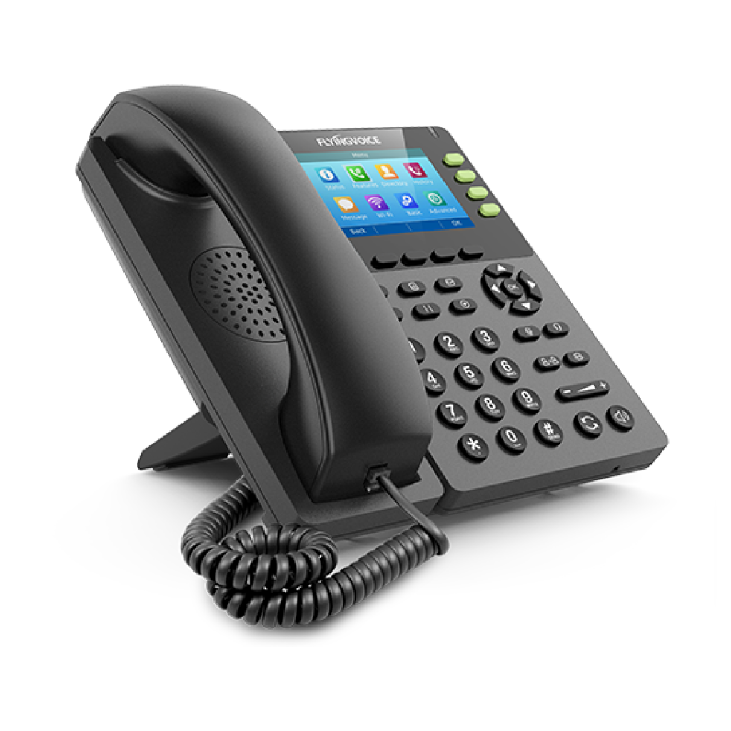 Flying Voice FIP14G: 8-Line IP Phone with Display - Aristel Networks