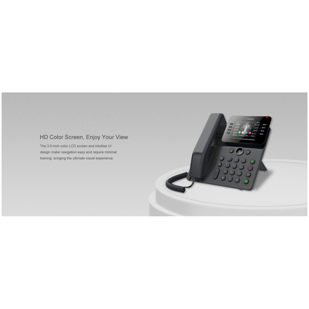 V64 Fanvil Prime Business IP Phone - 3.5" Colour Screen - Aristel Networks
