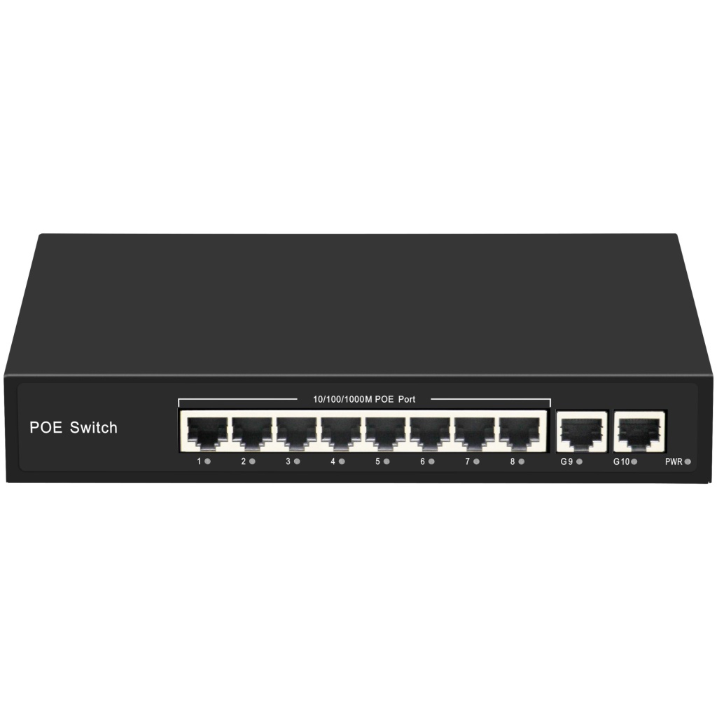 10 Port POE Gigabit Switch ANG1010