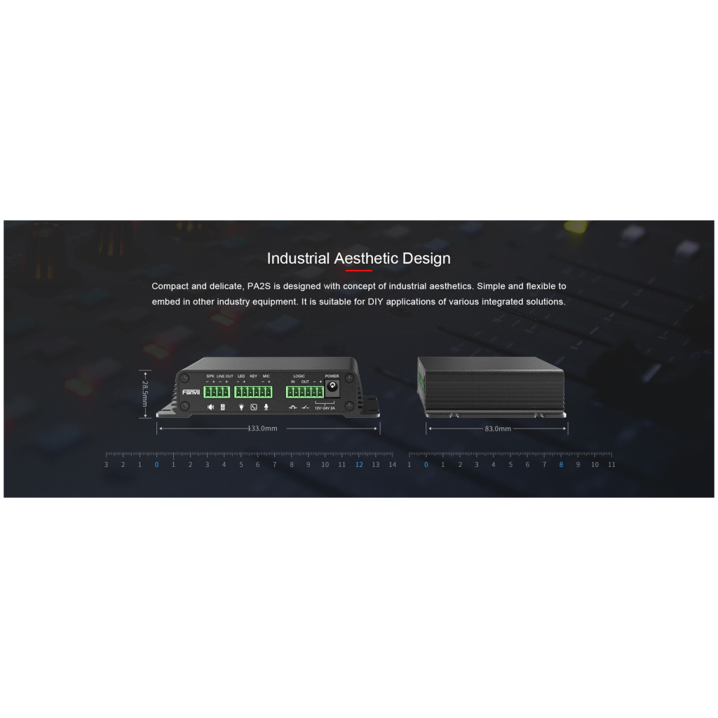 Fanvil PA2S Multi-function SIP Interface/Paging Gateway - Aristel Networks