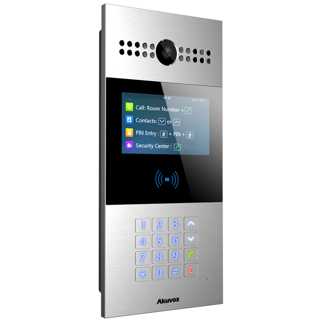 AKUVOX R28A SIP Video intercom with LCD, Keypad and Card Reader ...