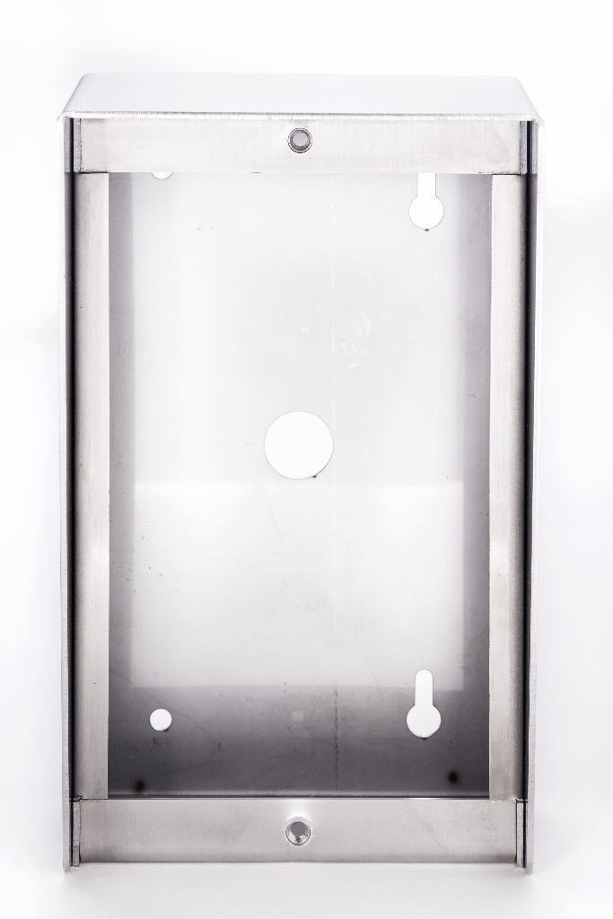 AN SMBV-Vertical Stainless Steel Surface Mount Box - Aristel Networks