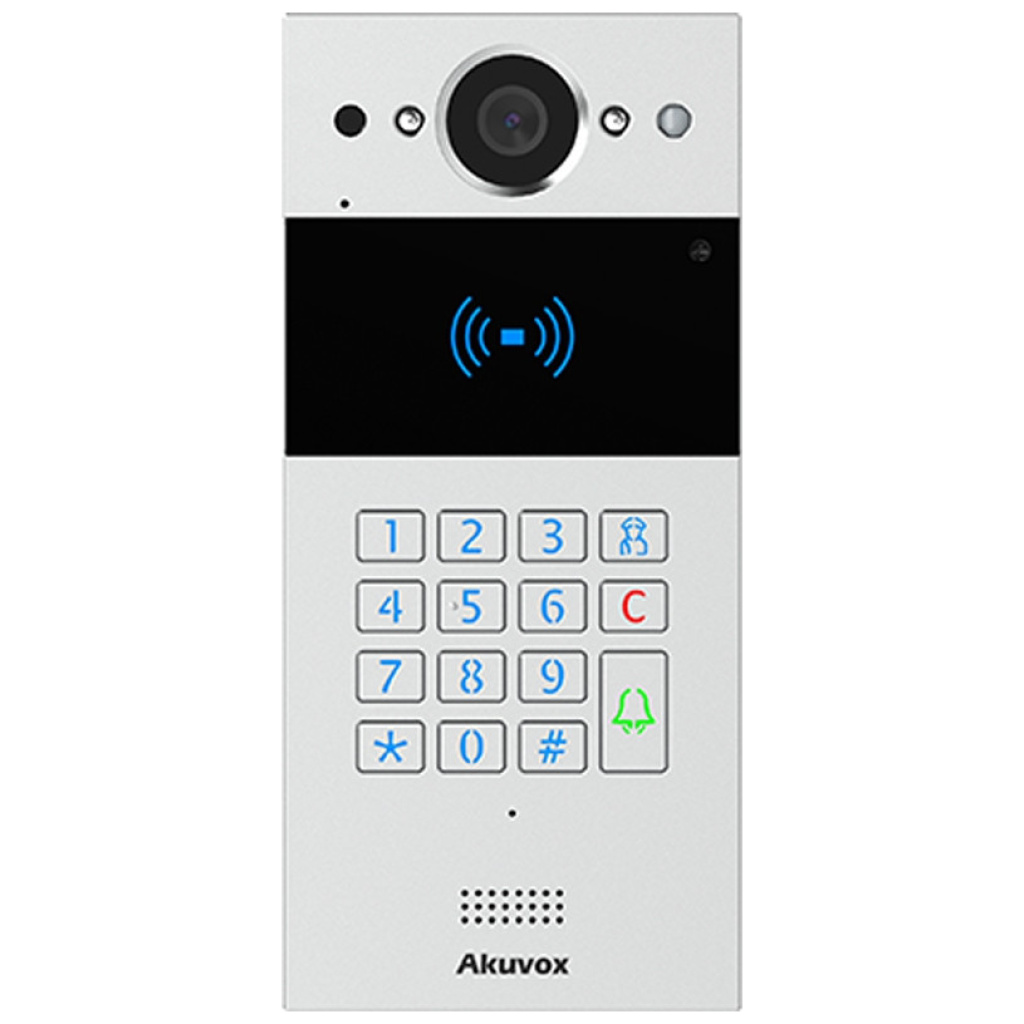 Akuvox R20K SIP Video Intercom + Keypad + Card Reader + 2 Relays - Aristel Networks