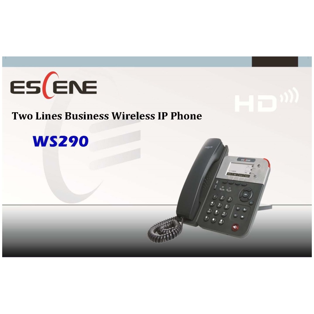 WS290 Escene - WI-FI IP Handset - Aristel Networks